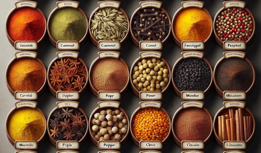 Essential Hindi Indian Spices: Complete List with Names